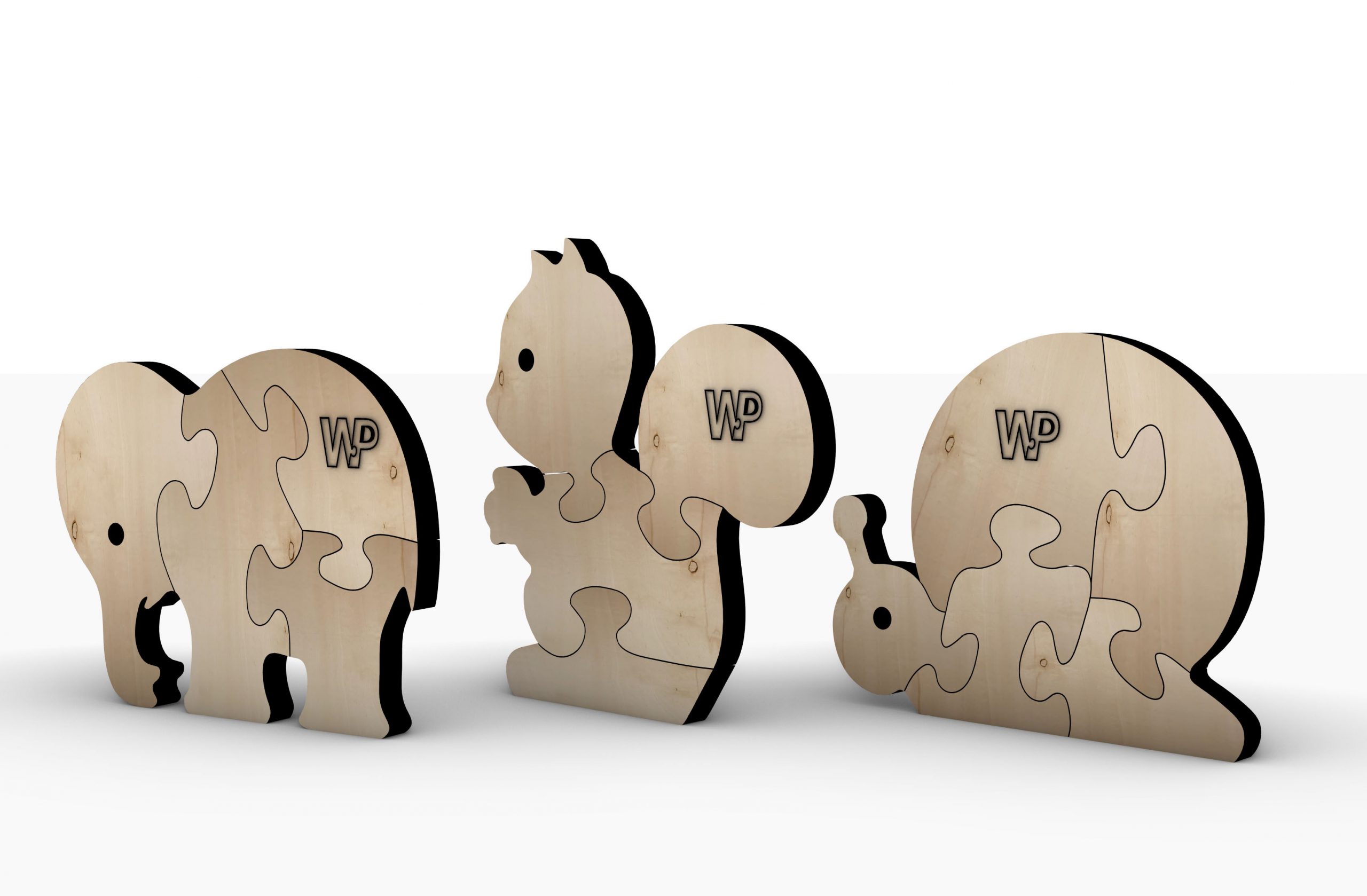 Wooden Figure Puzzle Animals – 1Fark.com